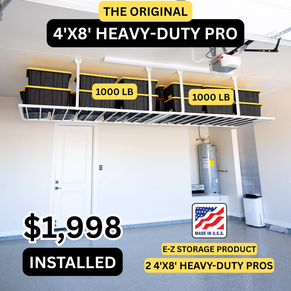E-Z Garage Storage | Best Overhead Garage Storage Solutions