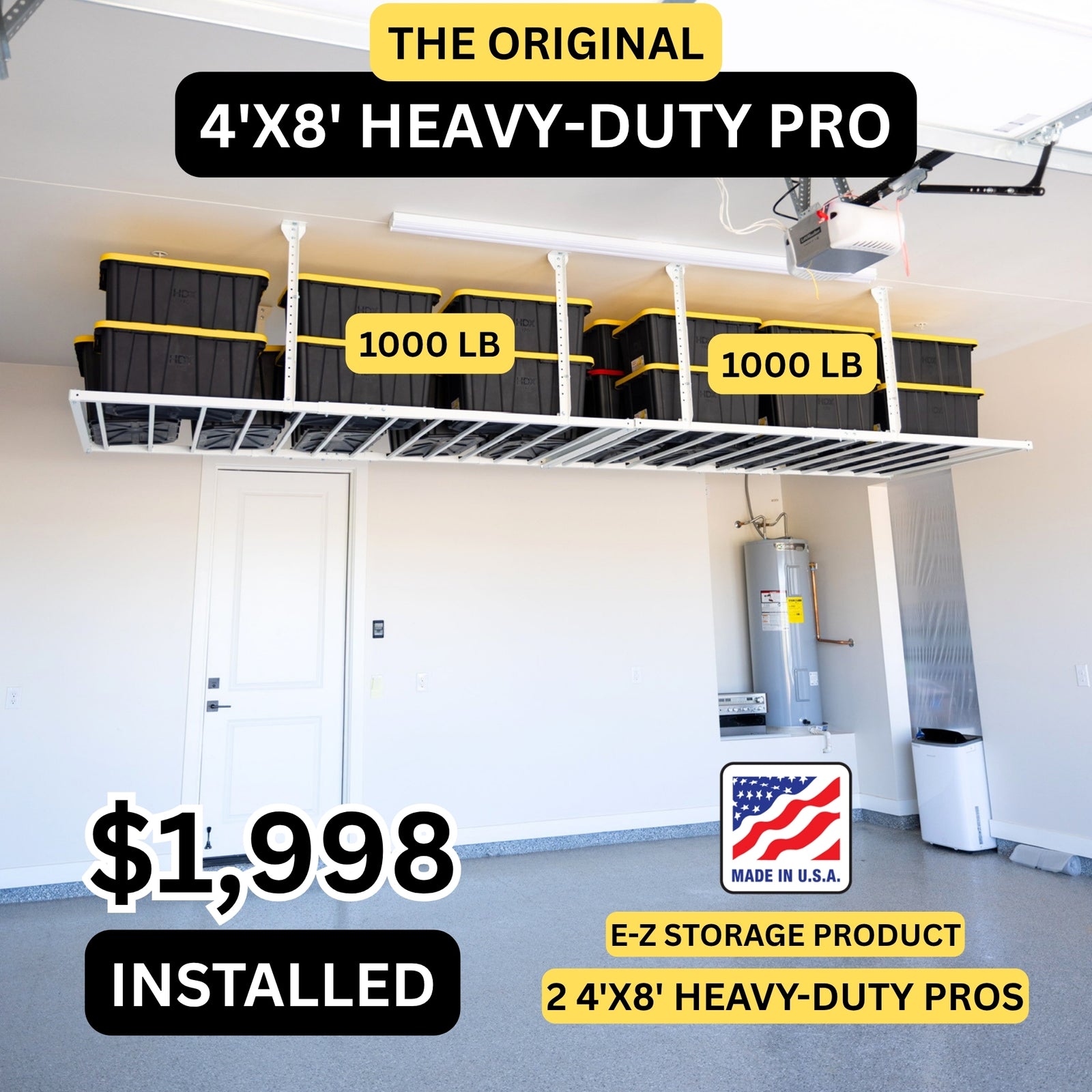 E-Z Garage Storage | Best Overhead Garage Storage Solutions