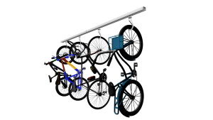 E-Z Garage Bike Slide Pro - Garage Bike Ceiling Storage