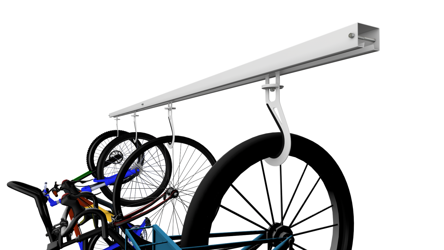 E-Z Garage Bike Slide Pro - Garage Bike Ceiling Storage